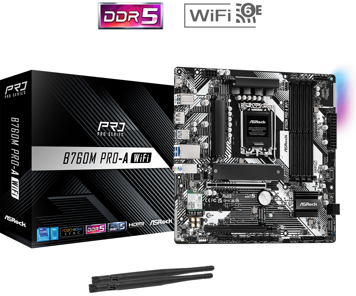 ASRock > B760M Pro-A WiFi